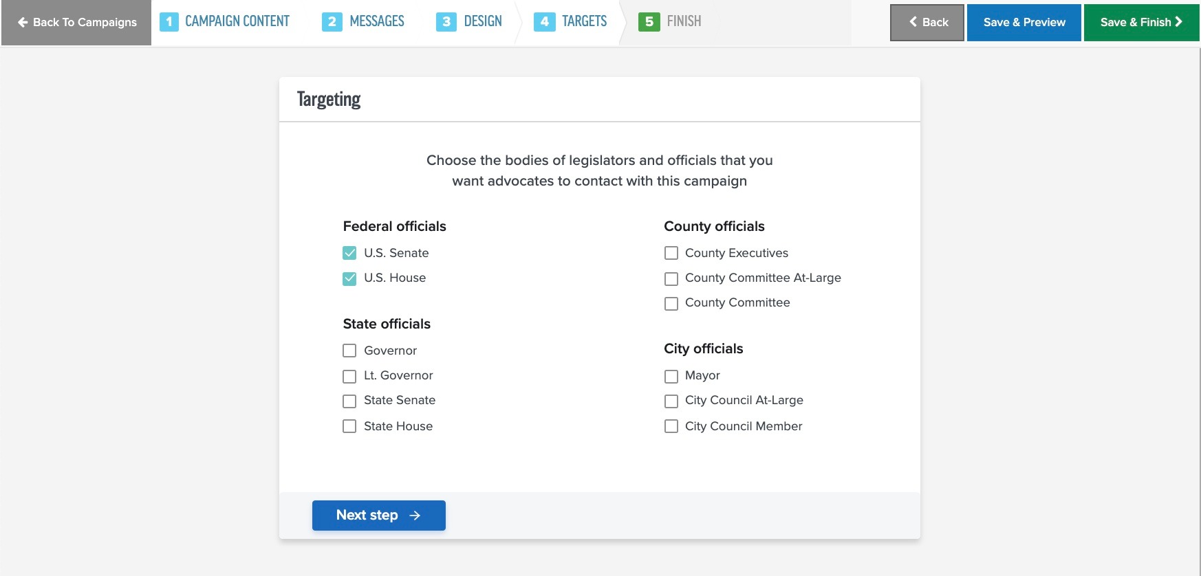 New & Improved Targeting Interface – Phone2Action